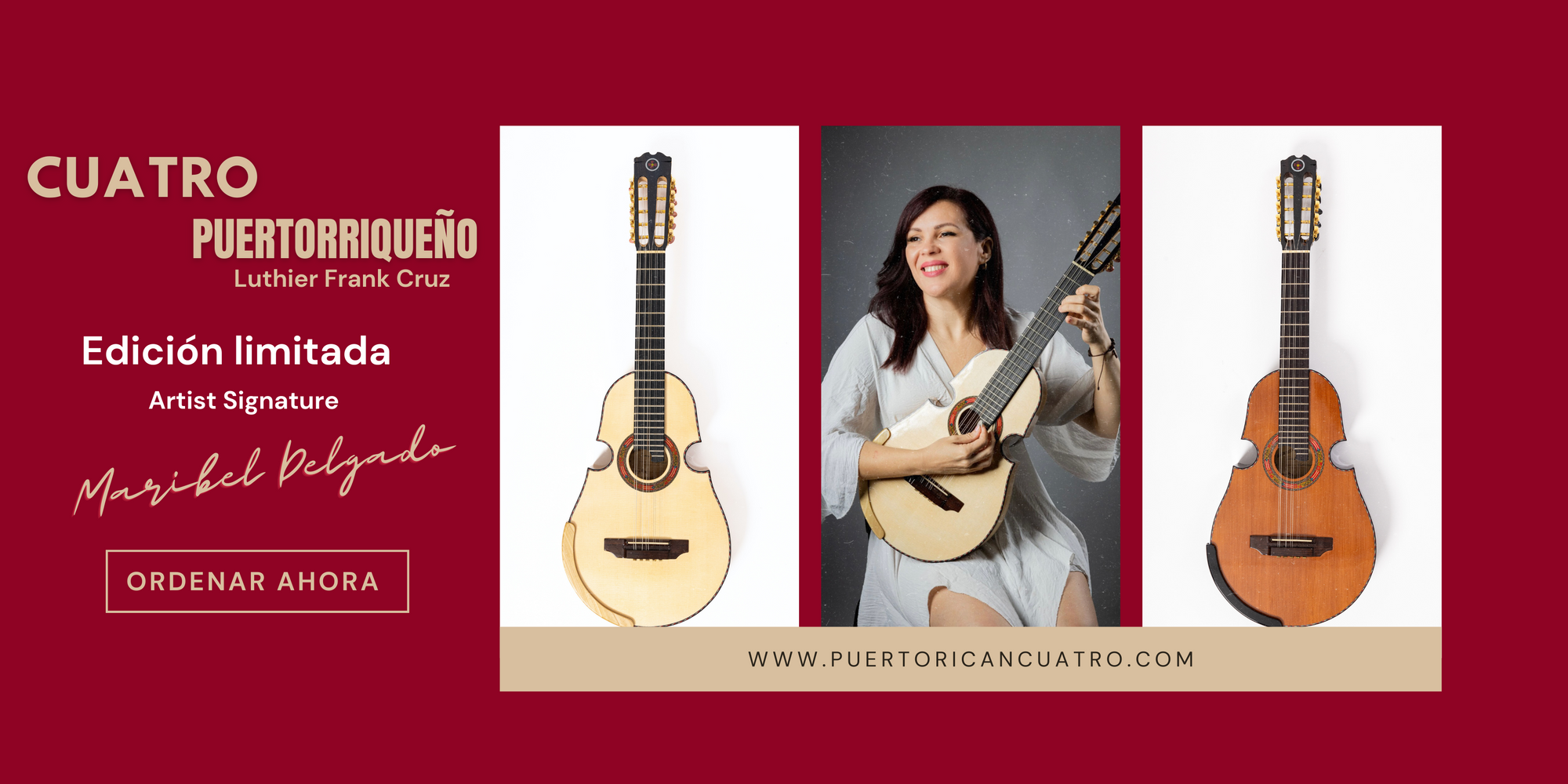 Cuatro Puerto Rican luthier Frank Cruz Limited Edition